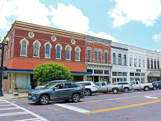 Downtown Thomasville's historic brick buildings stand like a lineup of Southern gentlemen, each with stories to tell and secrets to keep.