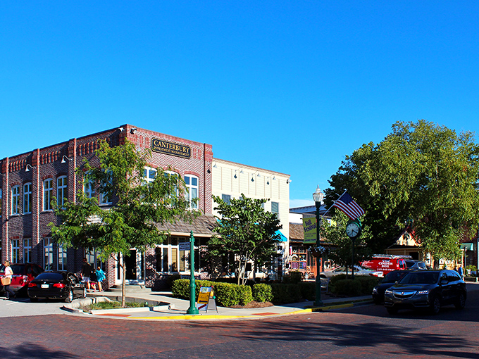 This charming brick building makes you wonder if small-town America ever really left.