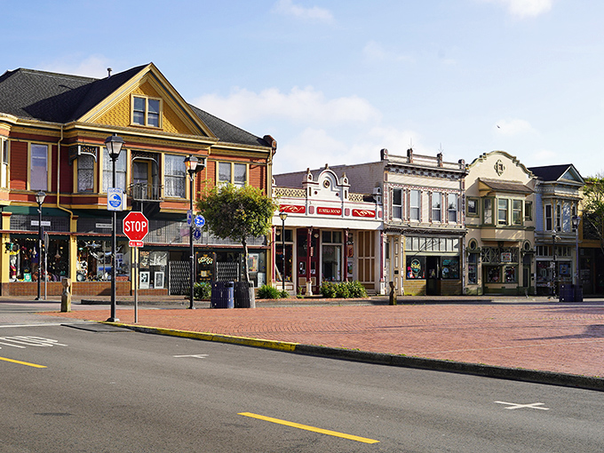 Old Town's historic storefronts offer a colorful journey back in time, where window shopping doesn't require a second mortgage.