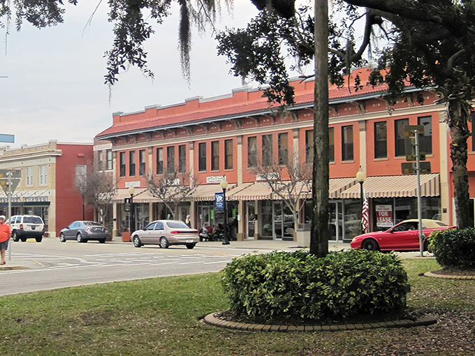 Historic charm meets small-town tranquility in downtown Sebring, where Spanish moss drapes over brick-paved streets like nature's own welcome banner.