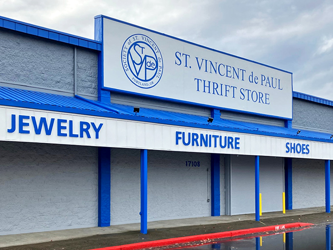 This blue-trimmed beacon of bargains promises adventure for anyone with thirty dollars and a sense of possibility.