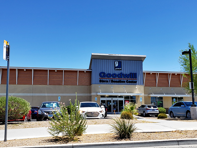 The building's modern facade promises retail therapy at prices that won't require a second mortgage application.