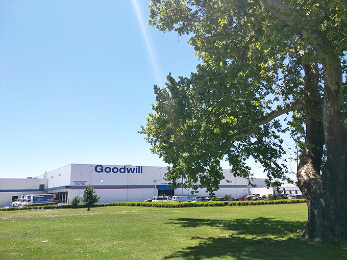 From the outside, it's just another big box building. Inside? A treasure hunter's paradise waiting beneath Oklahoma's big blue skies.