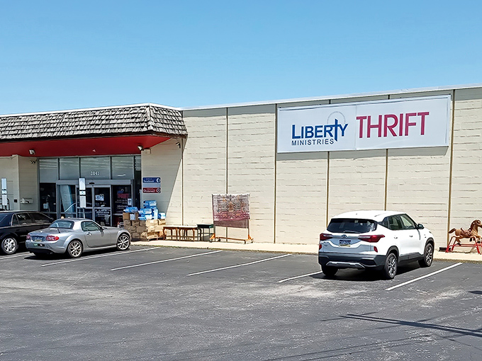 From the parking lot, you'd never guess this modest storefront houses enough treasures to make any bargain hunter's heart race.
