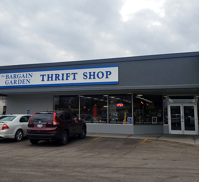 The unassuming exterior of Bargain Garden belies the wonderland within&mdash;like finding a portal to treasure hunting heaven tucked between a dentist's office and a sandwich shop.