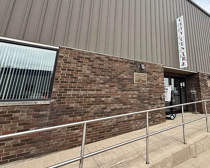 The unassuming exterior of Matchstick Marvels belies the wooden wonders within. Like finding a diamond mine in a garden shed.