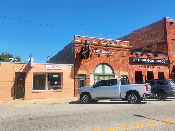 This historic brick beauty once housed heroes fighting fires, now it fuels Lincoln's breakfast warriors with legendary hashbrowns.