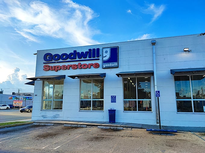 The unassuming entrance to treasure-hunting paradise. Like a speakeasy for bargain hunters, the real magic happens once you step inside.