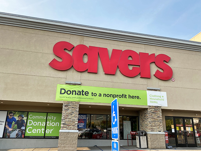 The iconic red Savers sign beckons like a lighthouse for bargain hunters. Your wallet can breathe easy while your home gets a stylish upgrade.