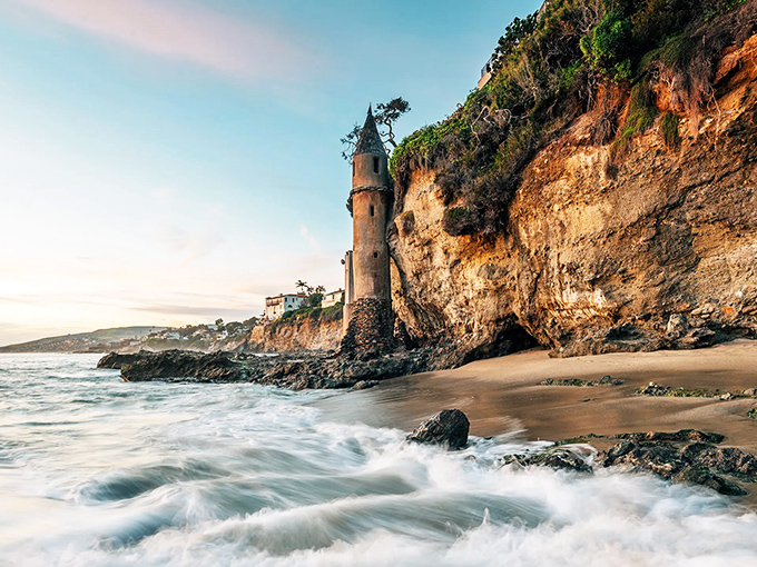 Like a medieval sentinel that took a wrong turn and ended up in SoCal, the Pirate Tower stands defiantly against time and tide.