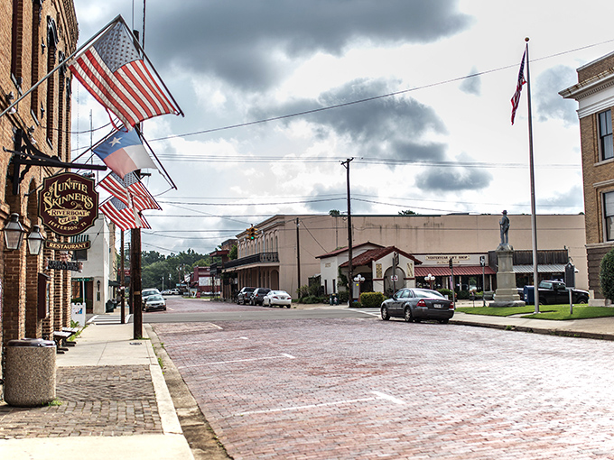 Brick streets and American flags welcome you to Jefferson, where history isn't just preserved—it's proudly on display every day.