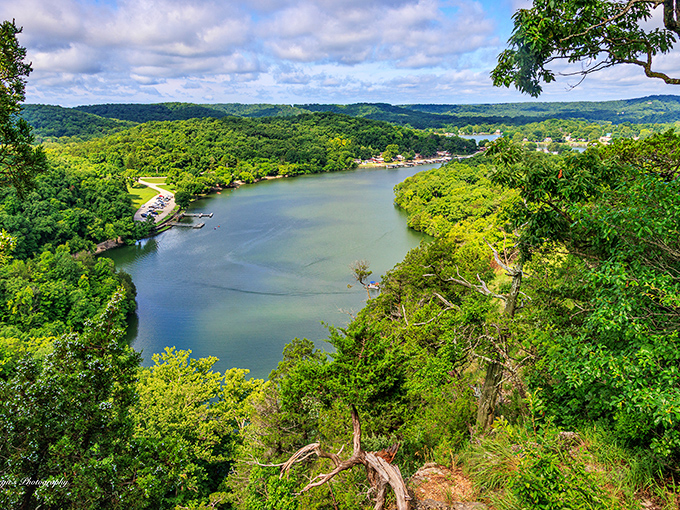 Nature's own infinity pool! The sprawling vista of Lake of the Ozarks from Ha Ha Tonka's overlooks will make your Instagram followers green with envy.