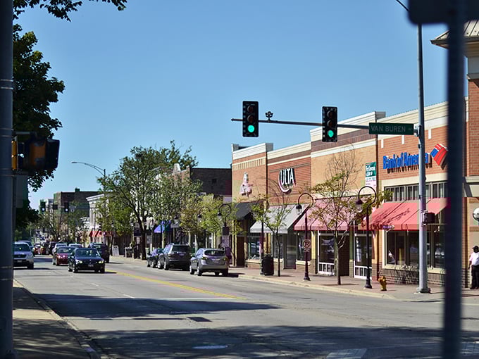 Downtown Naperville's tree-lined streets offer that perfect blend of small-town charm and big-city amenities, without the big-city parking nightmares.