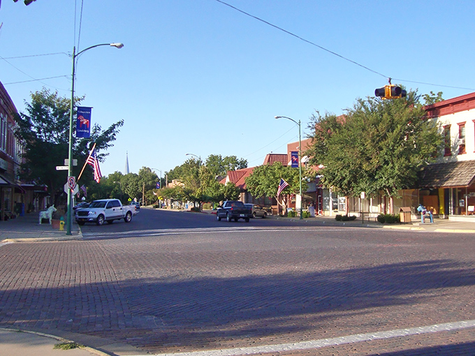 Downtown Lindsborg's brick-paved streets aren't just Instagram-worthy – they're a time machine to a simpler era where neighbors still wave hello.