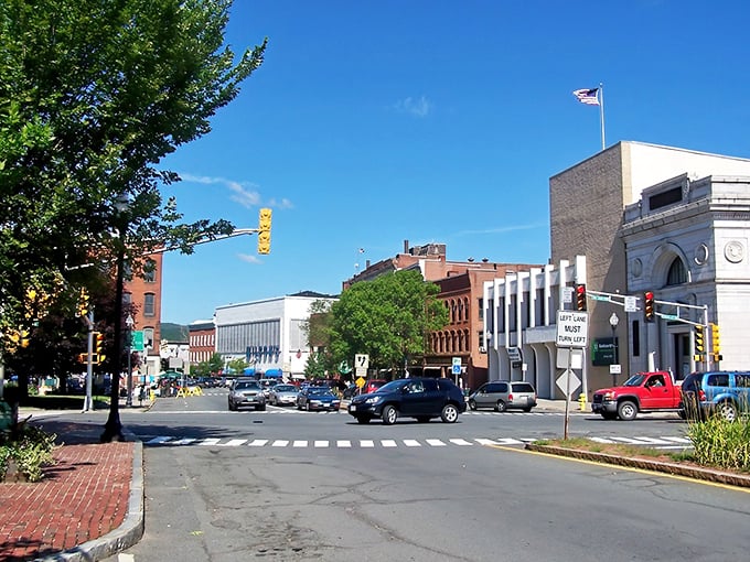 Downtown Greenfield captures that perfect small-town New England vibe&mdash;historic brick buildings, actual parking spots, and not a chain store in sight.