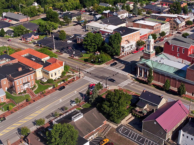 Those colorful rooftops and tree-lined streets aren't a movie set&mdash;this is Lebanon's real, everyday charm on full display.