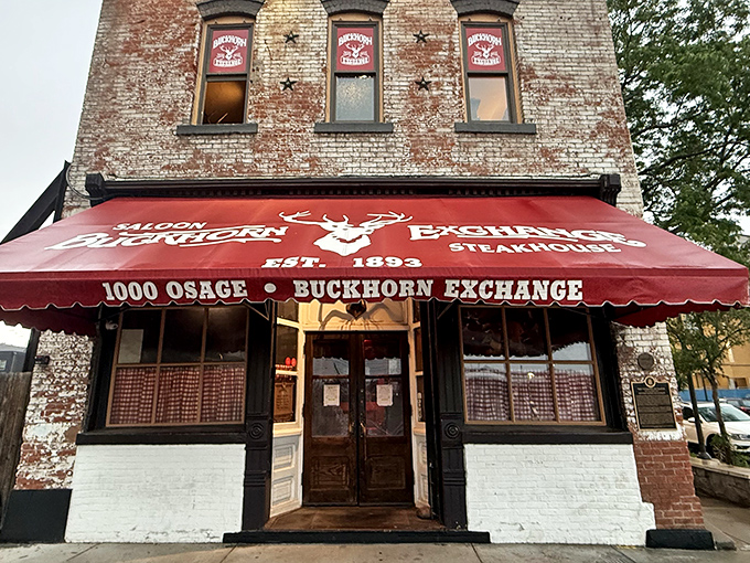 That iconic red awning isn't just for show&mdash;it's a beacon for meat lovers, announcing "serious steakhouse business happens here" since the days of Buffalo Bill.