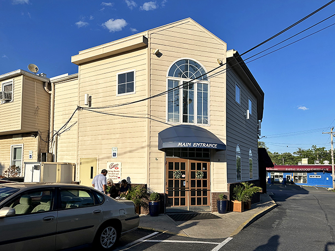 The unassuming exterior of Pappas in Parkville hides culinary treasures within. Like finding a pearl in an oyster, the real magic awaits inside.