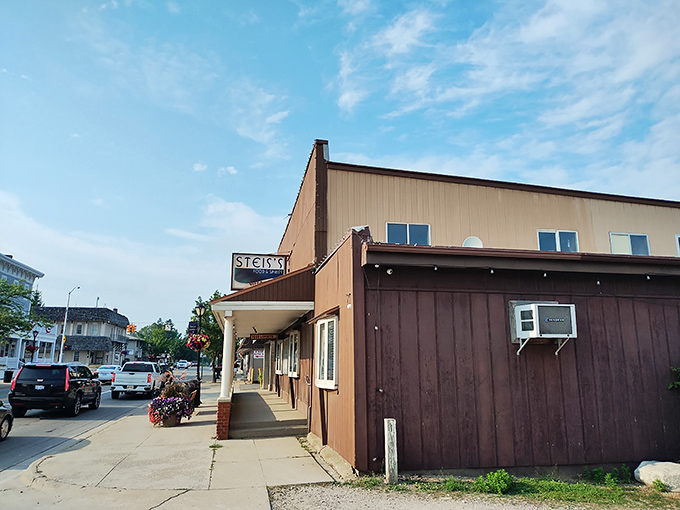Steis's modest brown exterior might not scream "culinary destination," but locals know this lakeside treasure houses some of Michigan's most satisfying meals.