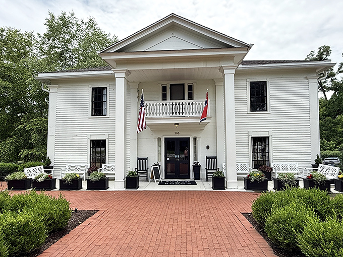 The stately white colonial fa&ccedil;ade of Miss Mary Bobo's stands like Southern hospitality made architectural&mdash;complete with rocking chairs that practically whisper "stay awhile."