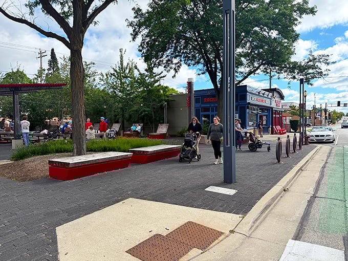 The bustling sidewalk outside Rocket Baby Bakery, where locals know that standing in line isn't waiting&mdash;it's anticipation in its purest form.
