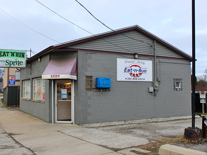The unassuming exterior of Eat N Run hides culinary treasures within&mdash;proof that the best breakfast spots often come without fancy packaging.