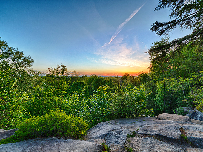 Nature's own sunset theater where the sky puts on a show that makes even the best HDTV look like an old flip phone.