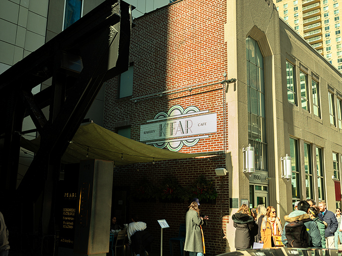 The brick facade of K'Far beckons like a culinary lighthouse in Rittenhouse Square, promising Middle Eastern delights behind its understated elegance.