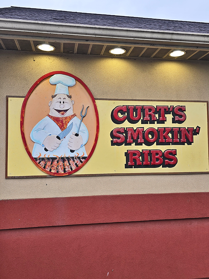 The unassuming exterior of Curt's Smokin' Ribs might fool you, but locals know this modest building houses BBQ treasures worth traveling for.