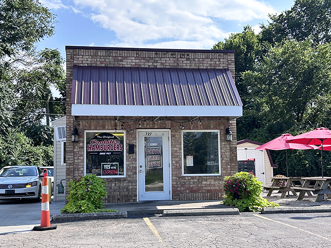 The little brick building that could! Crabill's modest exterior belies the culinary treasures within, proving great things come in small packages.
