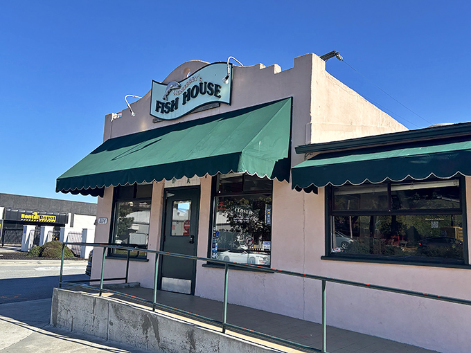 The unassuming exterior of Monterey's Fish House belies the culinary treasures within. Like finding a pearl in an oyster, this modest building houses seafood magic.
