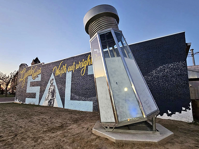 The World's Largest Salt Shaker gleams in the Kansas sun, a metallic monument to seasoning that would make even Paul Bunyan say, "Pass the pepper, please."