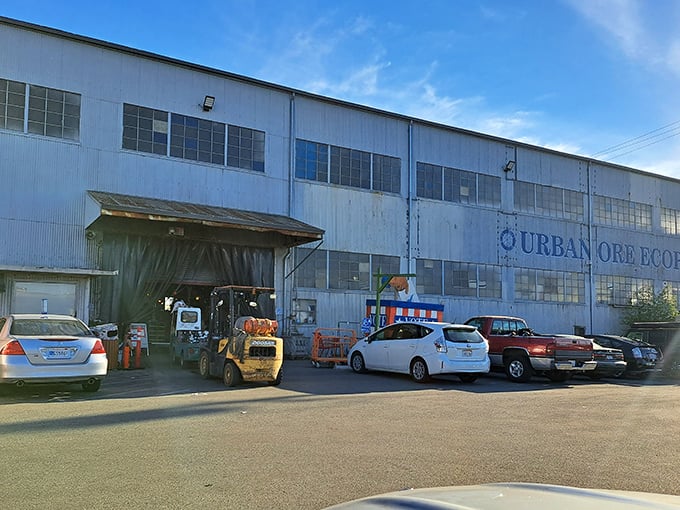 The unassuming exterior of Urban Ore belies the wonderland within&mdash;like finding the wardrobe to Narnia in an industrial park.