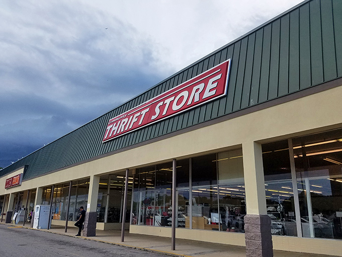 The green-roofed treasure chest of North Charleston beckons with its bold red signage&mdash;a siren call to bargain hunters and nostalgia seekers alike.