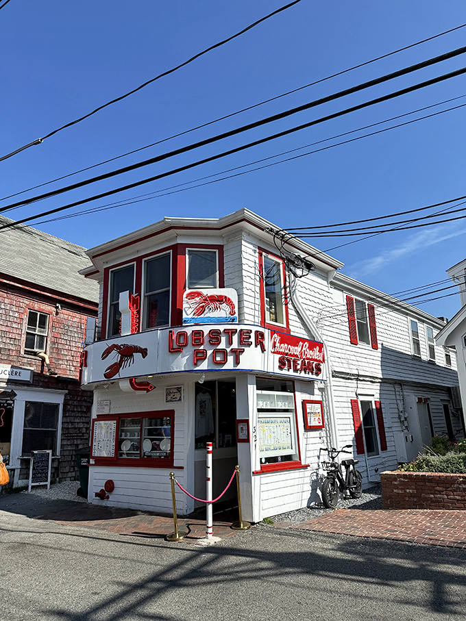That neon lobster isn't just a sign&mdash;it's a lighthouse for hungry travelers who've made the journey to the tip of Cape Cod.