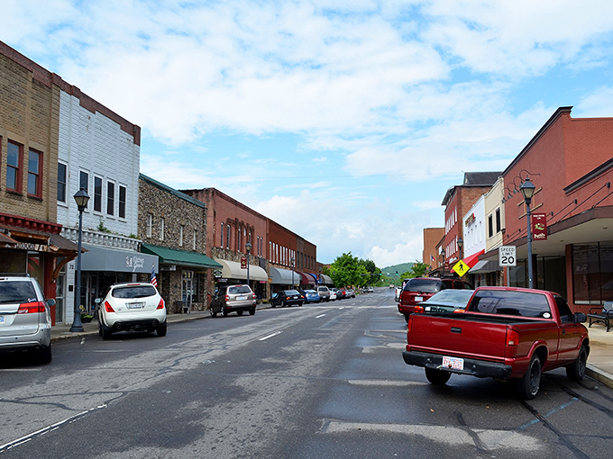 Franklin's Main Street looks like it was designed by someone who actually understands what "charming" means &ndash; brick buildings, mountain views, and not a parking meter in sight.