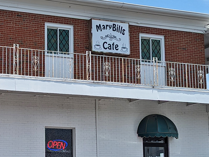 The unassuming brick facade of MaryBill's Cafe hides culinary treasures within. Like finding a Picasso at a yard sale, this place delivers unexpected delights.