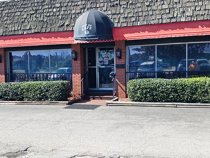 That classic red-trimmed awning might as well be a superhero cape &ndash; it's protecting some of South Carolina's most heroic comfort food inside.