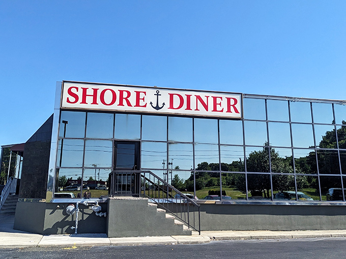 That iconic red sign with its nautical anchor&mdash;a beacon for hungry travelers that says, "Drop everything and eat here!" No GPS needed, just follow your appetite.