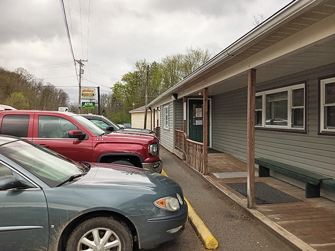A busy parking lot at lunchtime &ndash; the surest sign you've stumbled upon local food worth fighting for.