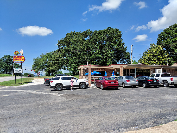 The humble exterior of Daisy Queen promises exactly what it delivers: honest food without the fuss.