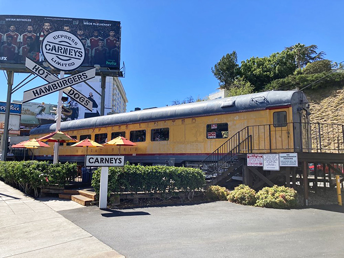 Hollywood's most eye-catching dining car stands proudly against the California sky, proving sometimes the journey and destination can be the same place.