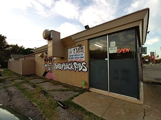 The unassuming exterior of Fish And More might not scream "culinary destination," but as any treasure hunter knows, the best finds often hide in plain sight.