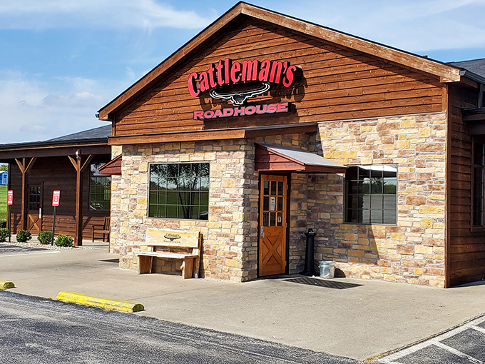 The rustic wood and stone exterior of Cattleman's Roadhouse promises what every carnivore dreams of&mdash;a serious commitment to steak perfection.