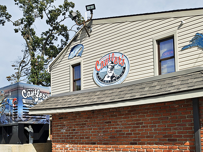 The unassuming exterior of Cantler's promises no frills, just thrills for your taste buds. Like finding a treasure map disguised as a gas station receipt.