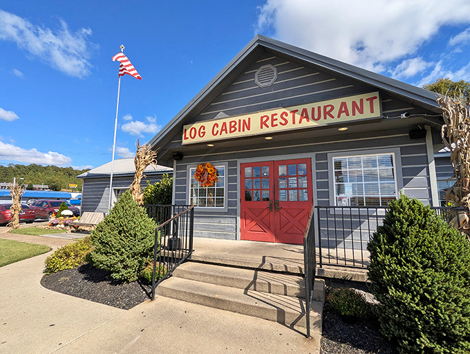 The unassuming exterior of Log Cabin Restaurant in Hurricane Mills promises no frills, just honest-to-goodness Southern cooking that'll make your taste buds stand at attention.