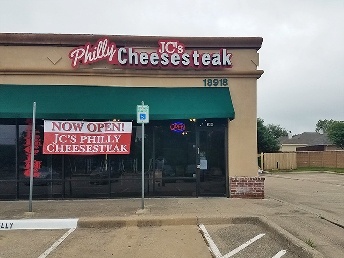 A different location with the same commitment to Philly authenticity. That green awning might as well be a beacon calling hungry sandwich seekers from miles around.