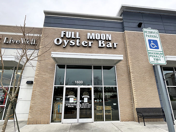 Don&rsquo;t let the plain brick exterior fool you&mdash;Full Moon Oyster Bar hides seafood so good, Neptune himself would ditch the ocean for a table in Morrisville.
