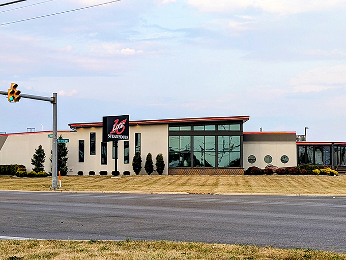 Lock Sixteen's modern exterior stands as a beacon for hungry travelers, combining contemporary design with that unmistakable "good food happens here" vibe.