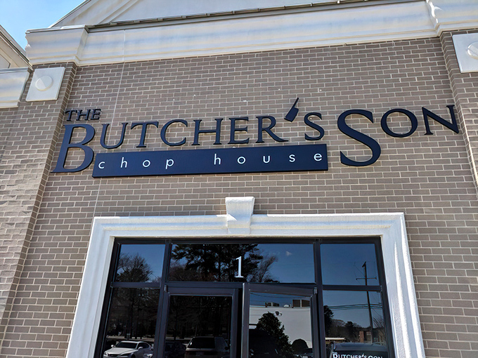 The unassuming brick exterior of The Butcher's Son hides culinary treasures within. Like finding a diamond in a strip mall setting.